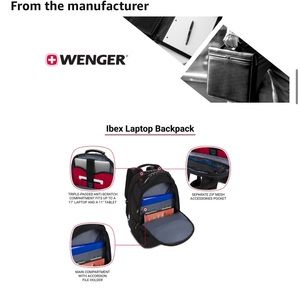 Wenger | Bags | Nwt Wenger Ibex Laptop Backpack Fits 7 Inch Laptop ...